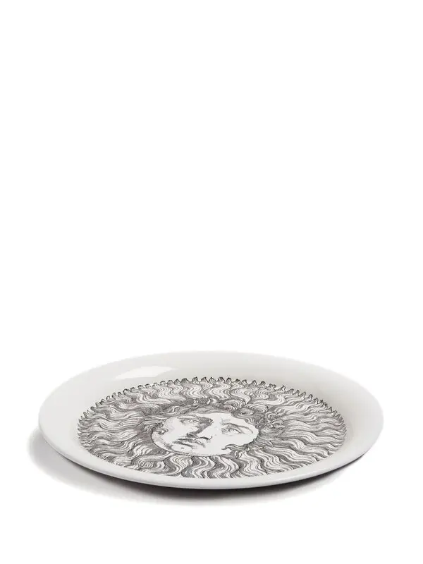 FORNASETTI Re Sole Motif-print Lacquered Tray