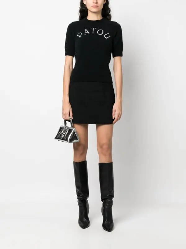 PATOU High-waisted A-line Miniskirt