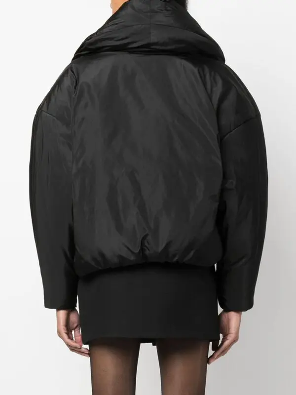Saint Laurent Shawl-lapel Padded Silk Jacket