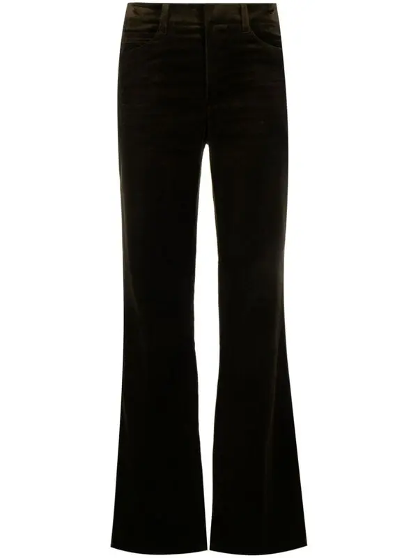 Zadig&Voltaire Pistol Flared Velvet Trousers - Green
