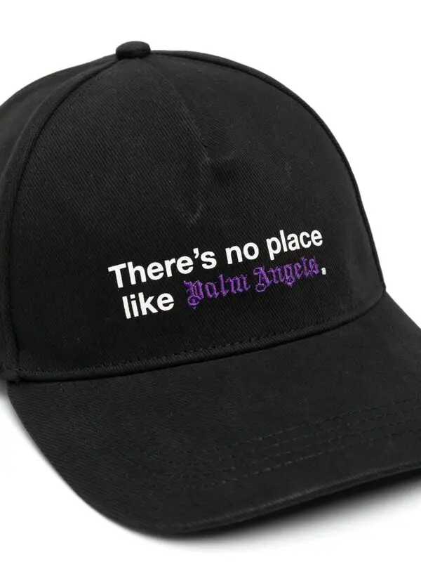 Palm Angels Logo-embroidered Cap