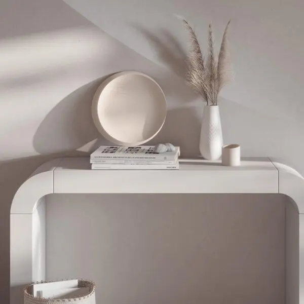 VILLEROY & BOCH New Moon Large Round Tray - Beige