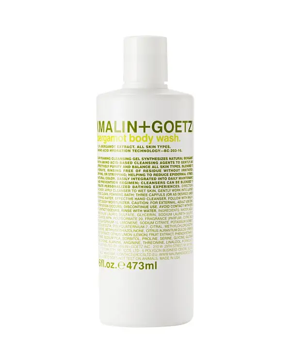 MALIN+GOETZ Bergamot Body Wash 16 Oz - No Color