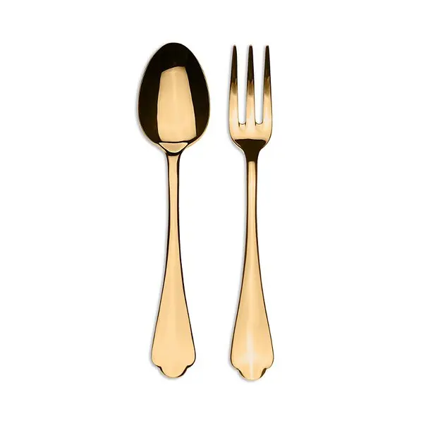 MEPRA Dolce Vita Hostess 2 Piece Serving Set - Gold