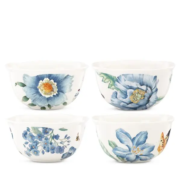 LENOX Butterfly Meadow Bowls, Set Of 4 - White