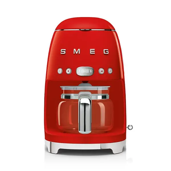 SMEG Retro Style Drip Coffee Maker - Red Dcfrdus