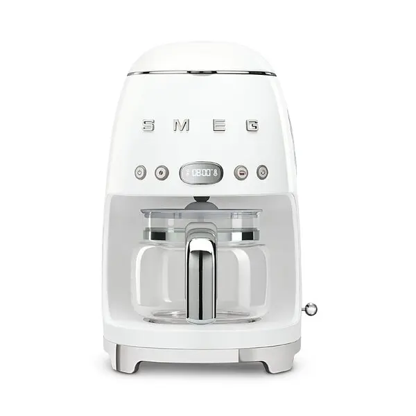 SMEG Retro Style Drip Coffee Maker - White Dcfwhus