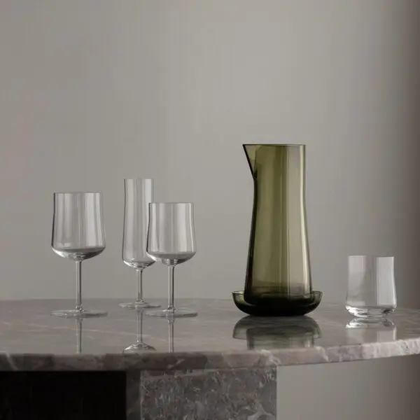 ORREFORS Informal Carafe With Small Bowl