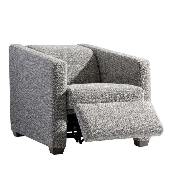 BERNHARDT Covina Fabric Power Recliner - Gray