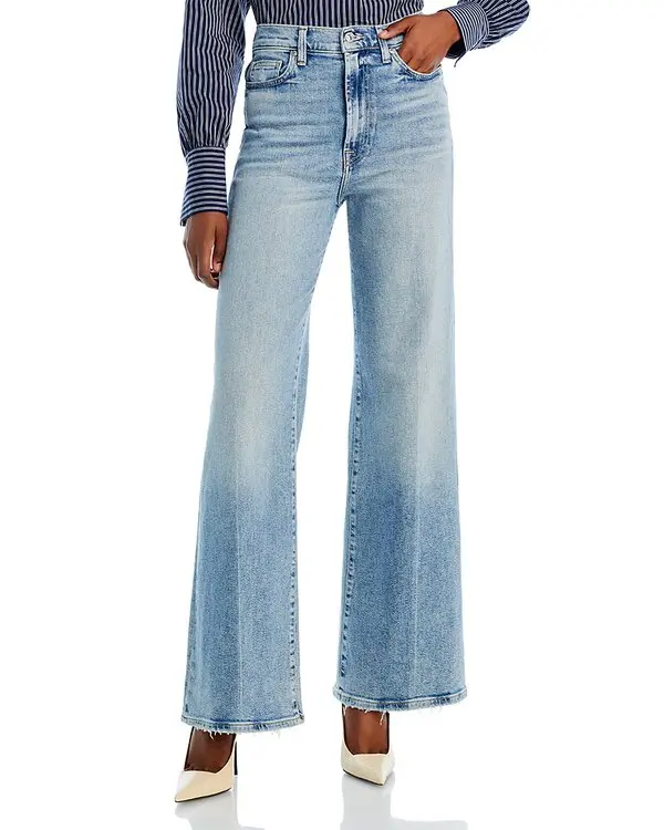 7 For All Mankind Ultra High-rise Jo Wide-leg Jeans