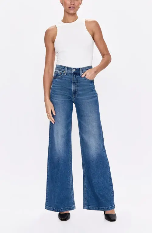PISTOLA Lana High-waist Wide-leg Jeans - Naval