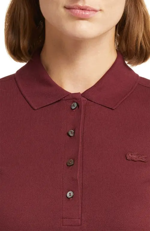 Lacoste X Bandier Slim Fit Piqué Polo - Zinfandel
