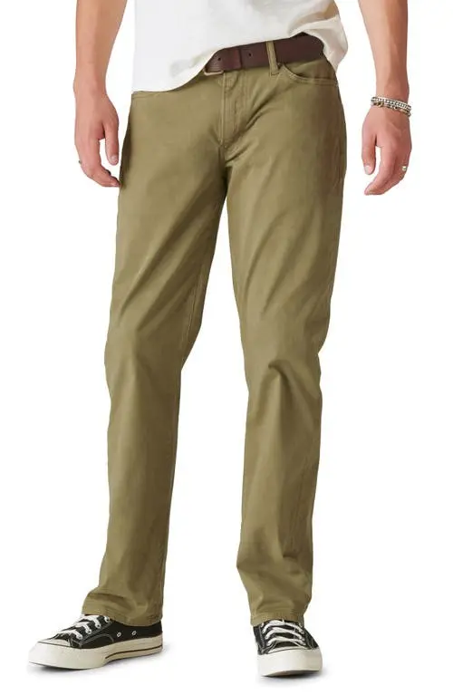 Lucky Brand 333 Straight Fit Stretch Cotton Pants