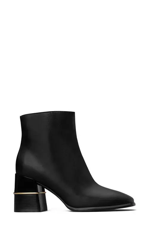 Tory Burch Leather Ankle Bootie - Perfect Black