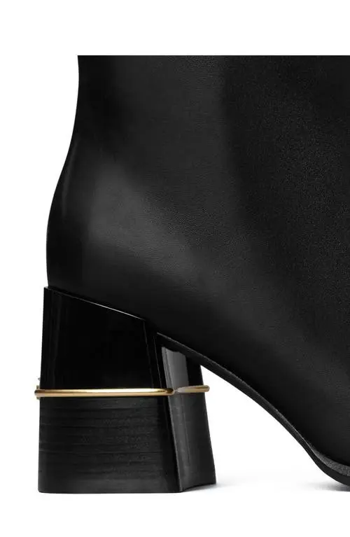 Tory Burch Leather Ankle Bootie - Perfect Black