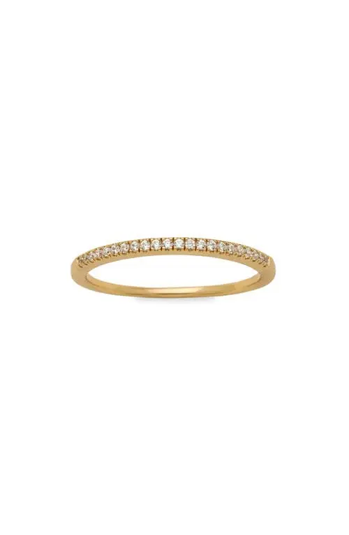 MADE BY MARY Birthstone Stacking Ring - Gold April