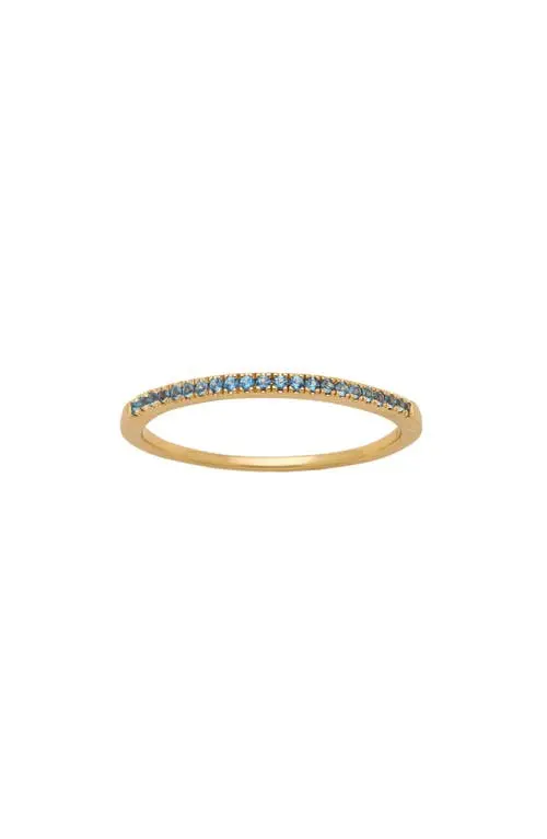 MADE BY MARY Birthstone Stacking Ring - Gold December