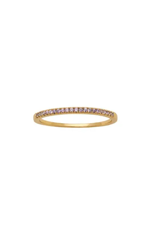 MADE BY MARY Birthstone Stacking Ring - Gold June
