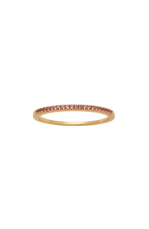 MADE BY MARY Birthstone Stacking Ring - Gold October