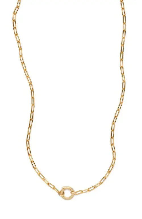 MADE BY MARY Jude Link Lock Necklace - Gold