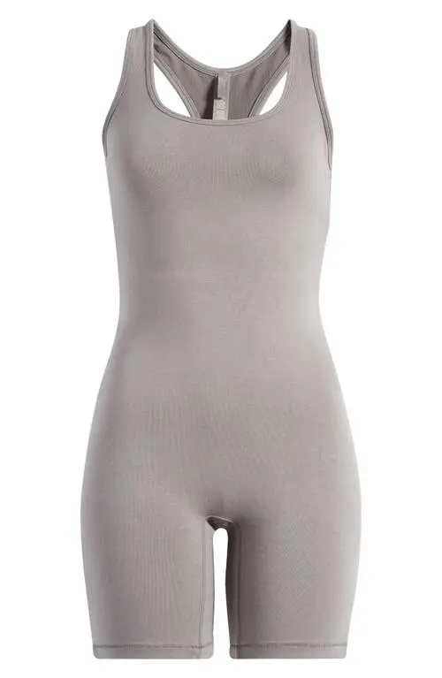 SKIMS Stretch Cotton Mid-thigh Bodysuit