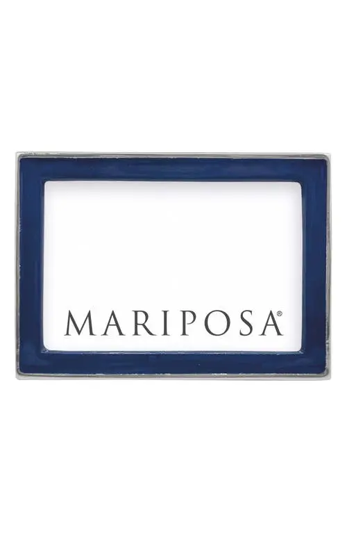 MARIPOSA Signature Enamel Picture Frame - Blue