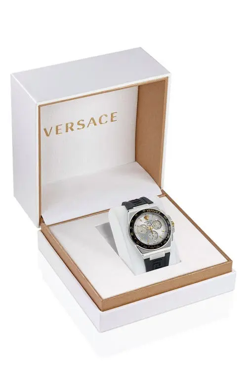 Versace Greca Extreme Chronograph Strap Watch