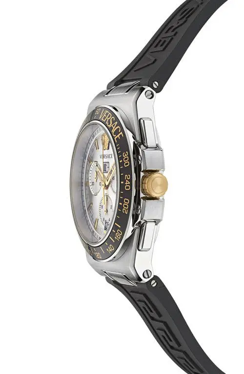 Versace Greca Extreme Chronograph Strap Watch