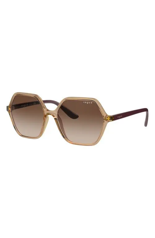 VOGUE 55mm Irregular Sunglasses