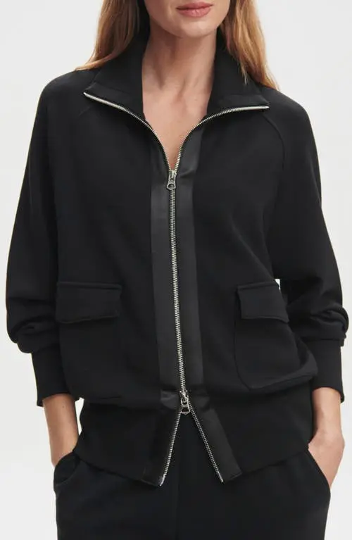 Varley Roxbury Zip-up Sweatshirt - Black