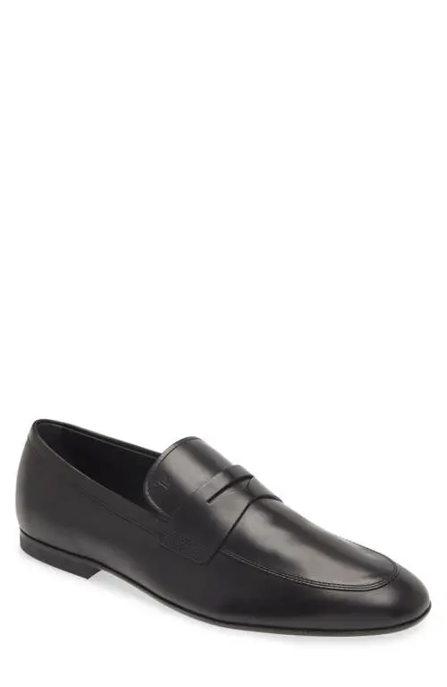 TOD'S Apron Toe Loafer - Nero