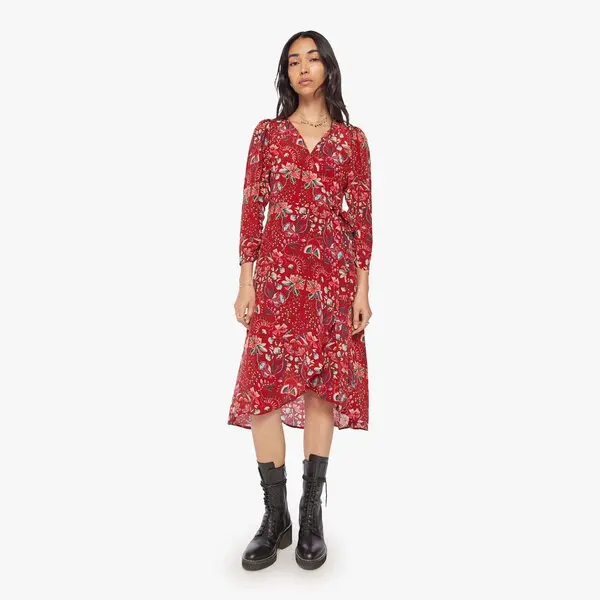 MARIA CHER Denia Midi Dress Palermo Berries
