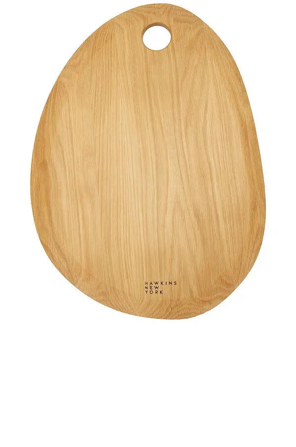 HAWKINS NEW YORK Organic Large Cutting Board In Brown - Oak