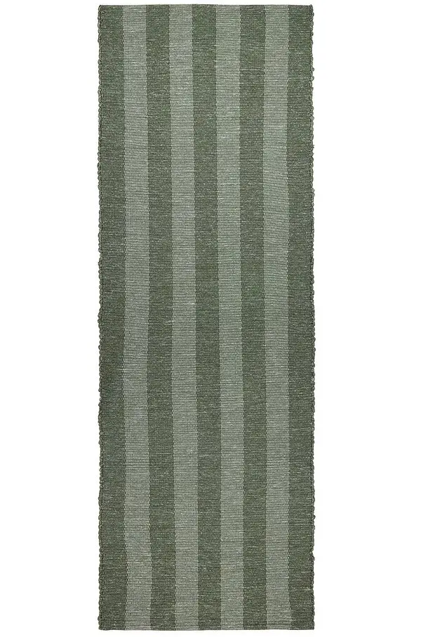 HAWKINS NEW YORK Essential Floor Runner Rug - Olive