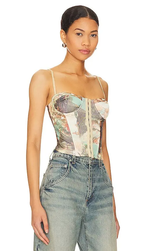 Superdown Ziva Bustier Top