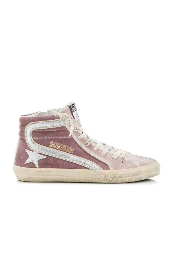 GOLDEN GOOSE Slide High-top Sneakers - Pink