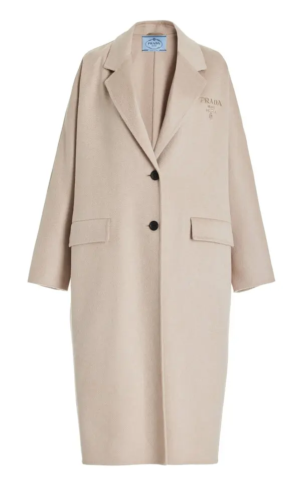 Prada Cashmere Coat - Neutral