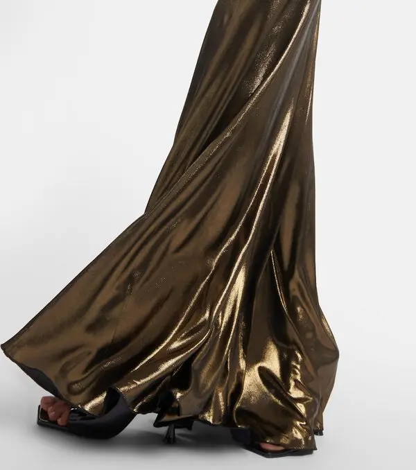 Blumarine Cutout Ruched Gown