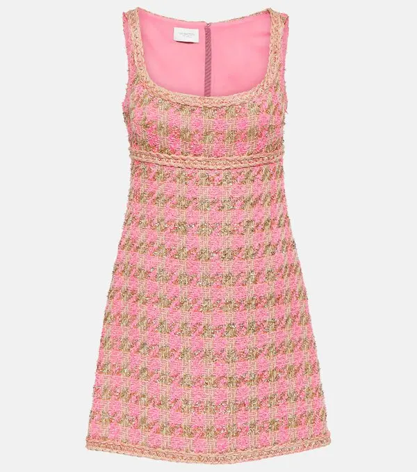 Giambattista Valli Tweed Minidress - Pink