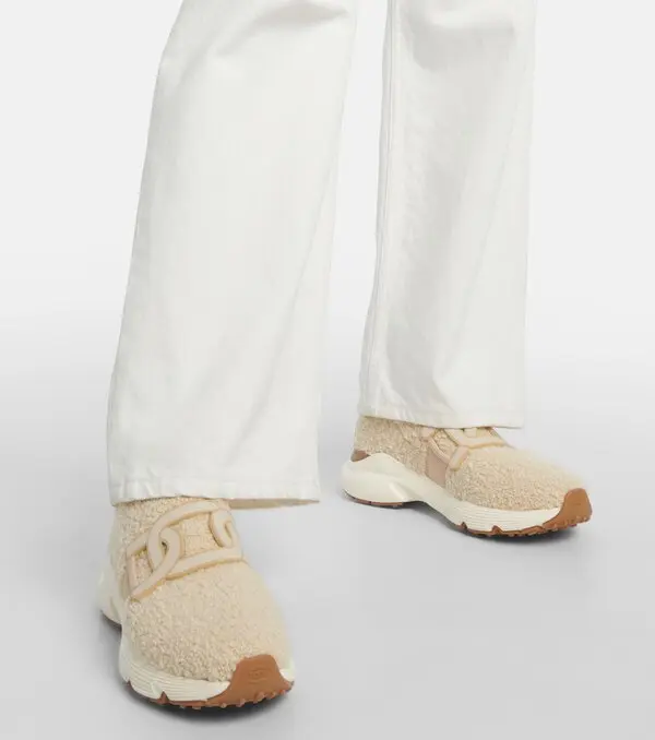TOD'S Teddy Slip-on Sneakers - White