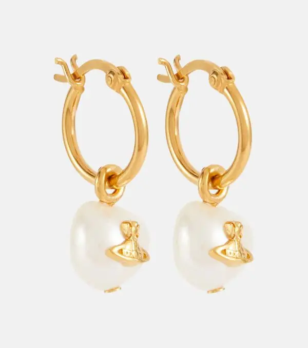 VIVIENNE WESTWOOD Azul Hoop Earrings - Gold