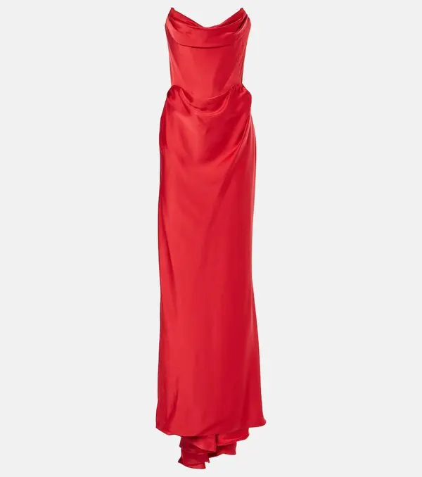 VIVIENNE WESTWOOD Off-shoulder Gown - Red