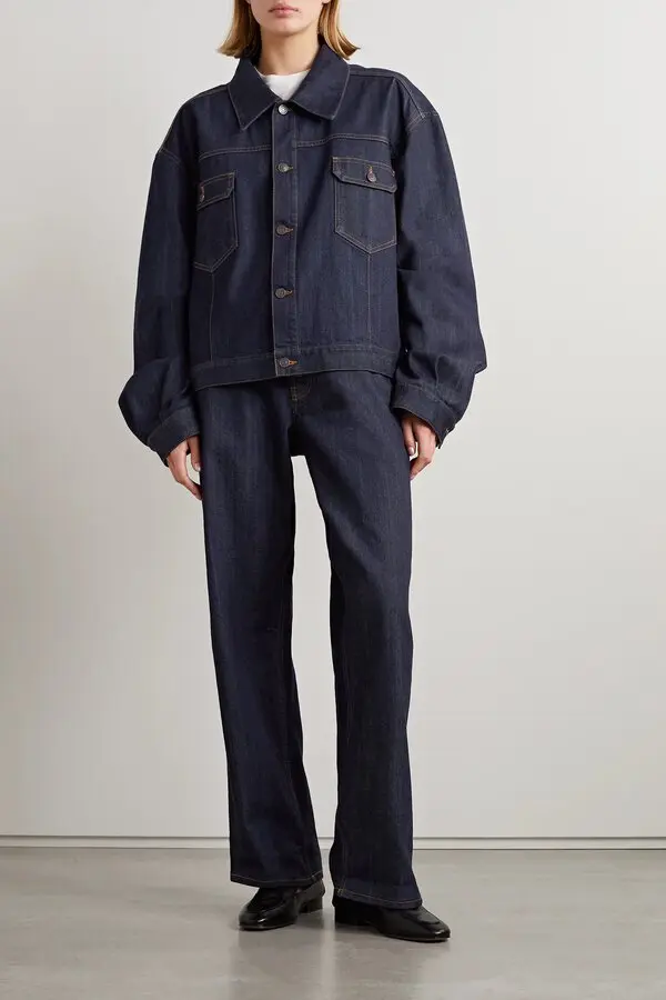 THE ROW Ness Oversized Denim Jacket