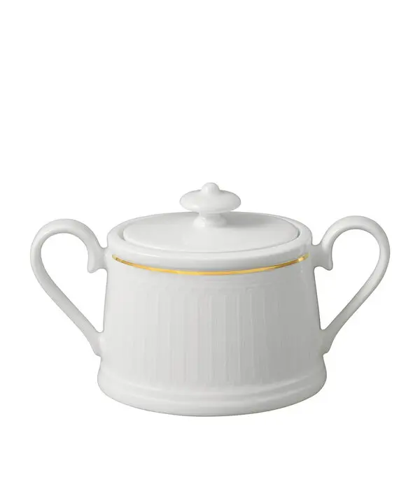 VILLEROY & BOCH Bone Porcelain Chã¢teau Septfontaines Sugar Bowl - White