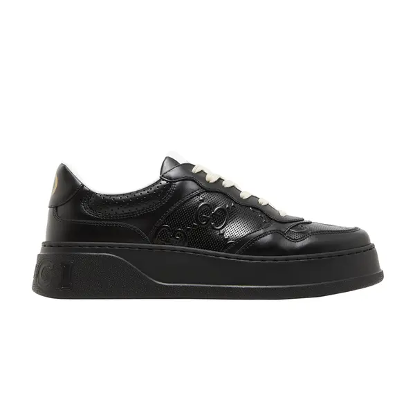 Gucci Gg Embossed Sneaker - Black