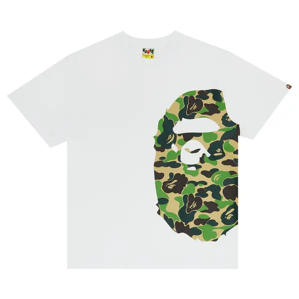 A BATHING APE Side Big Ape Head Tee - White
