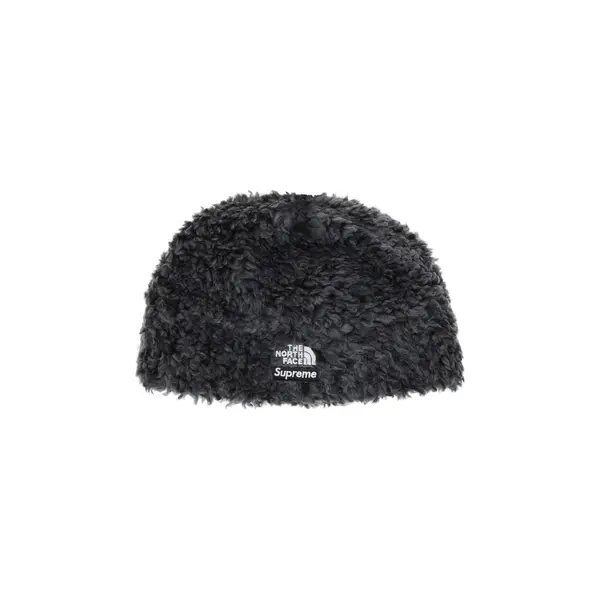 Supreme X The North Face High Pile Fleece Beanie - Black