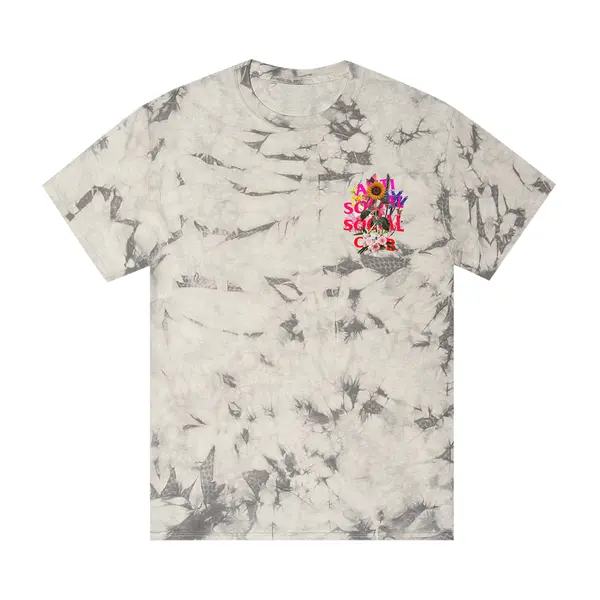 ANTI SOCIAL SOCIAL CLUB Bouquet For The Old Days Tie Dye Tee - Cream