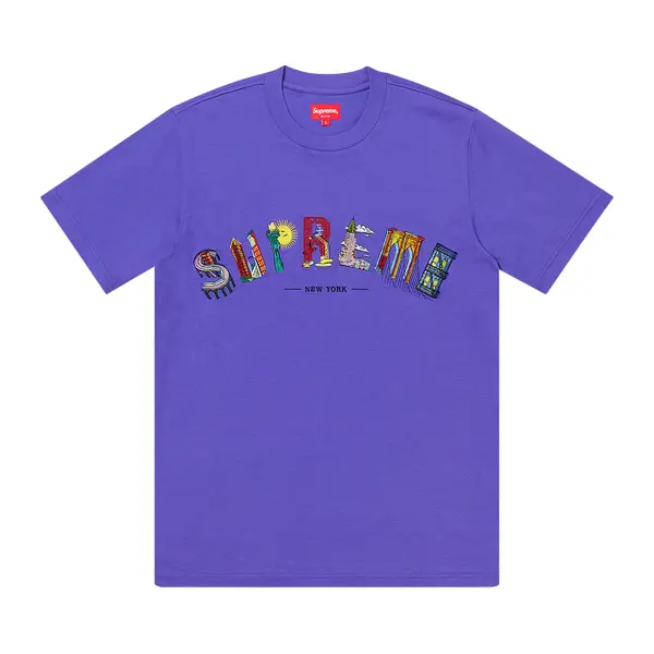 Supreme City Arc Tee - Purple