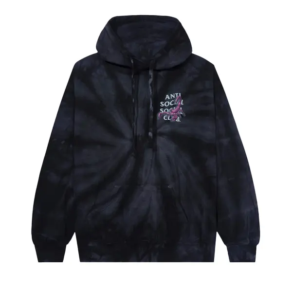 ANTI SOCIAL SOCIAL CLUB Moodsting Tie Dye Hoodie - Black